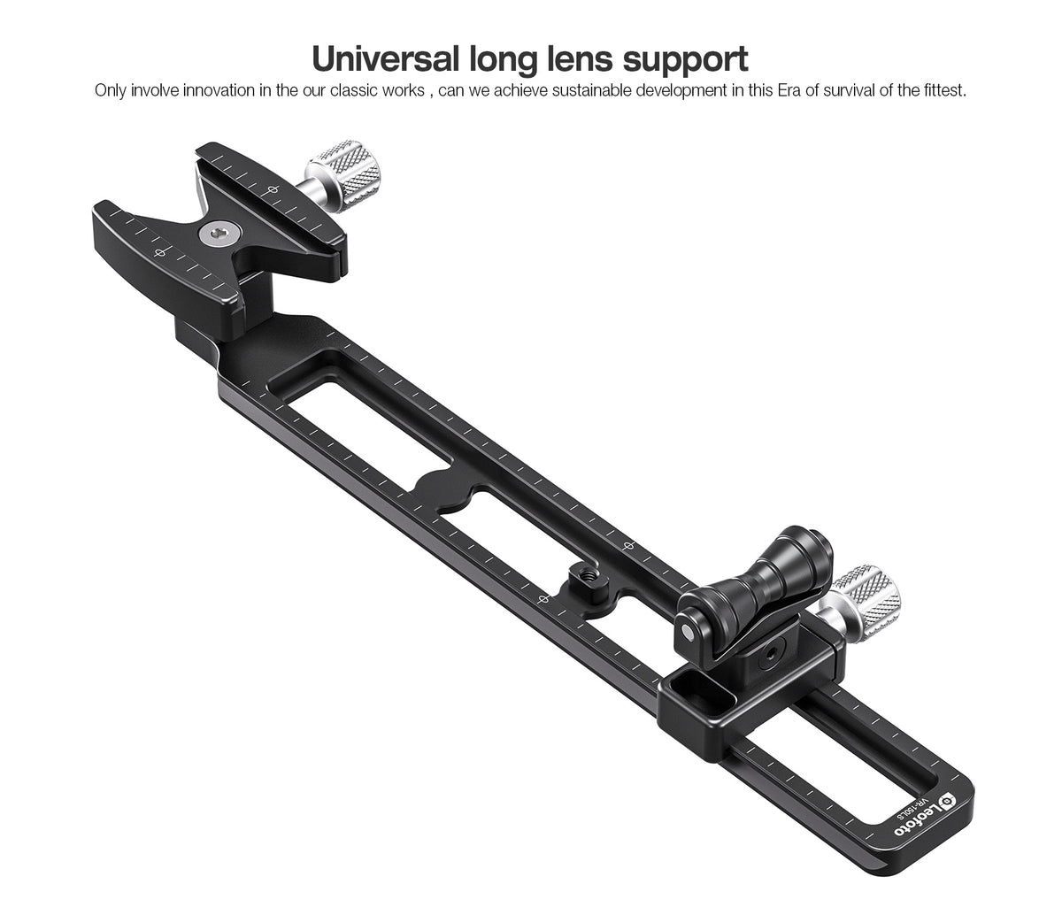 Leofoto VR-150LS Updated 295mm Dual Pivot Long Tele Lens Support for A