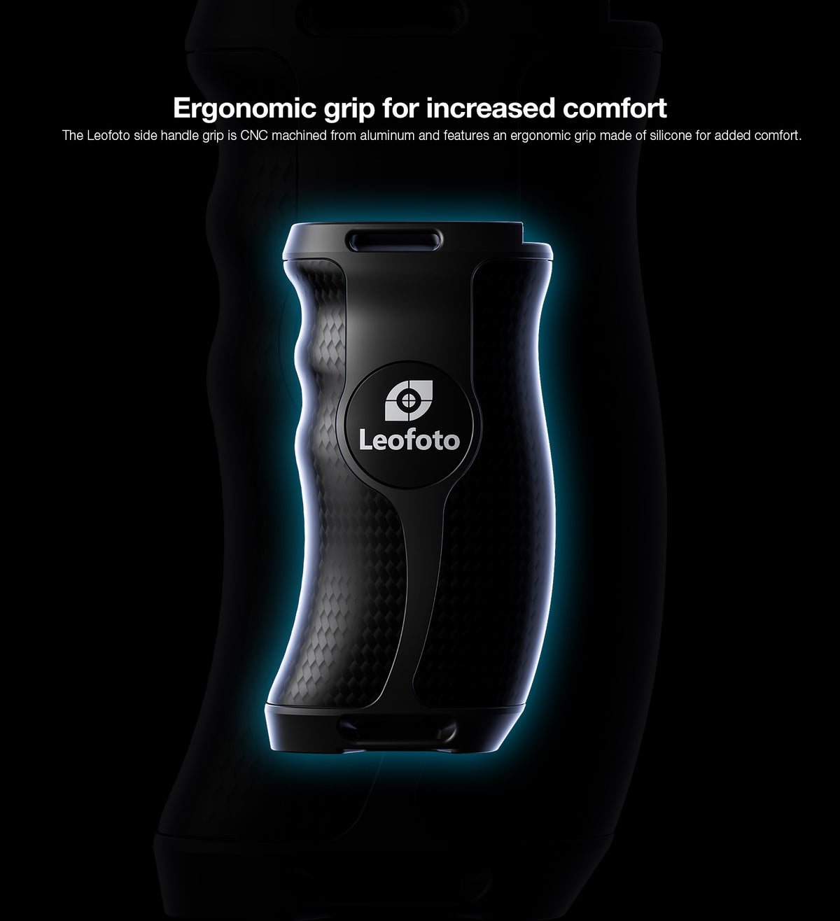 Leofoto CH-5 (Right or Left) Rotating Carbon Fiber Side Handle